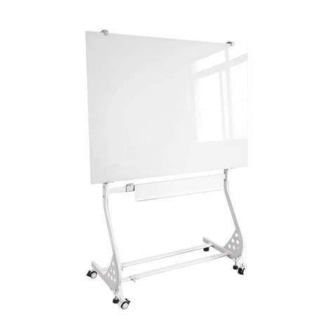 Mobile Glass Dry Erase Board With Universal Stand 60x40 Zhidian Ma