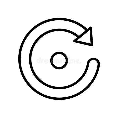 retry icon isolated on white background stock vector illustration of