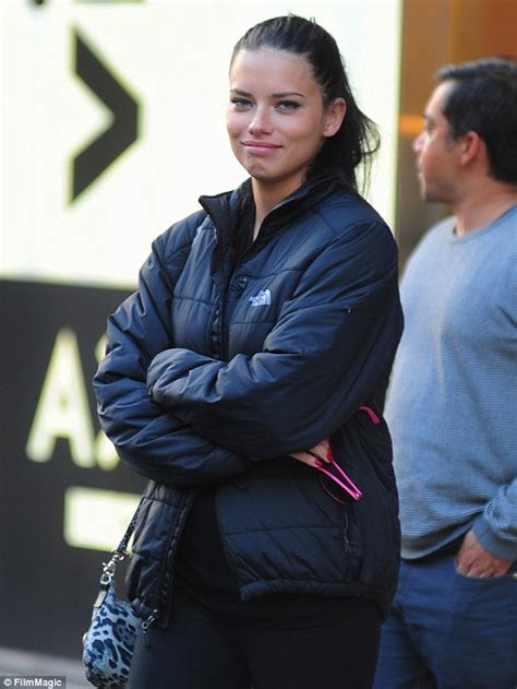 Adriana Lima Hits The Streets With No Make Up As Catwalk Extravaganza