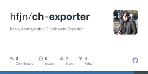GitHub Hfjn Ch Exporter Easily Configurable Clickhouse Exporter