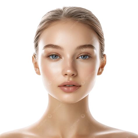 Beauty Female Model In White Background Beauty Female Model White