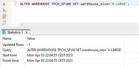TPCH With Snowflake SF Architecture Et Performance