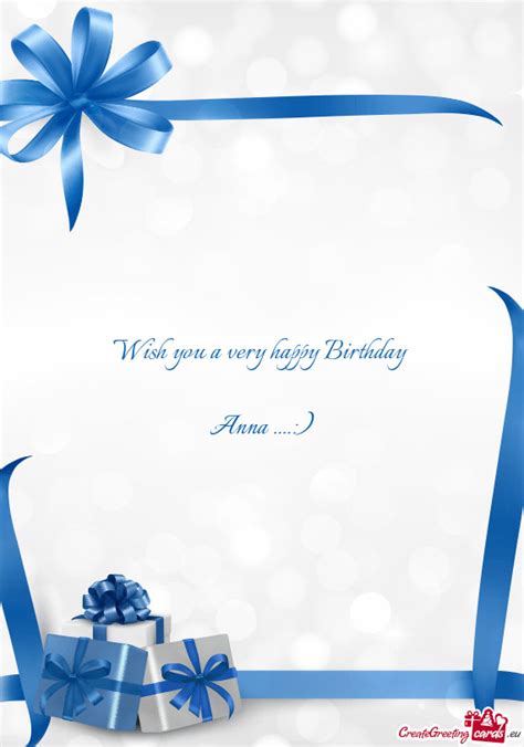 Happy Birthday Anna Marie