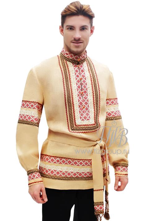 Русская народная рубаха, косоворотка - купить за 15600 руб: недорогие ...