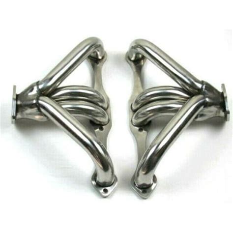 Small Block Chevy Hugger Headers For Angle Plug Headers Stainless