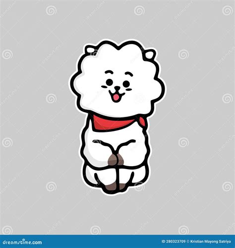 Cute Bt Big Set Sticker Concept Vector Design CartoonDealer Com