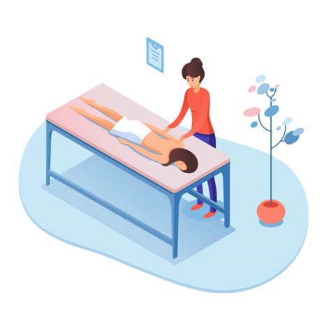 Massage Therapy Cartoons Illustrations Royalty Free Vector Graphics