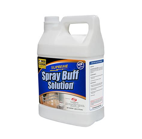 Spray Buff Solution Supreme Powerclean Solutions