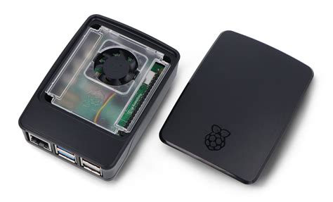 Gehäuse Für Raspberry Pi 5 Offiziell Graphit Botland Robotikgeschäft