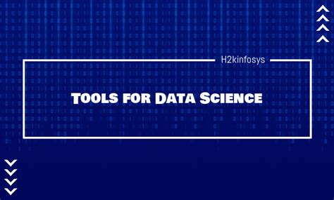 Tools For Data Science H K Infosys Blog