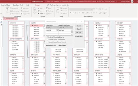 Sql How Can I Create Multiple Relationships In Ms Access At One Time