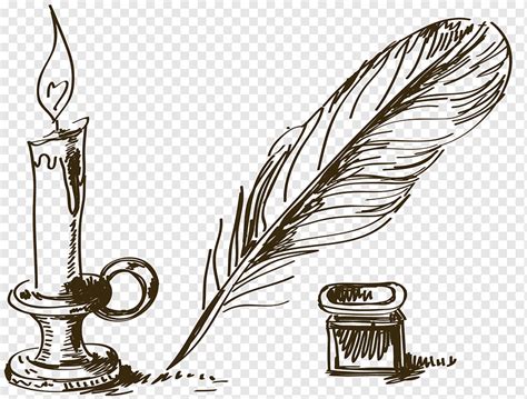 Book Black And White, Quill, Drawing, Feather, Pen, Quill And Ink ...