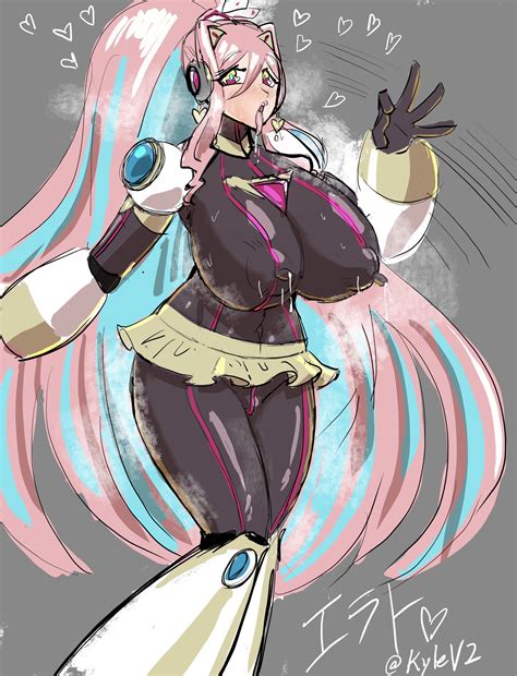 Rule 34 Eratoeir Fellatio Gesture Huge Breasts Kyle V2 Mega Man Mega