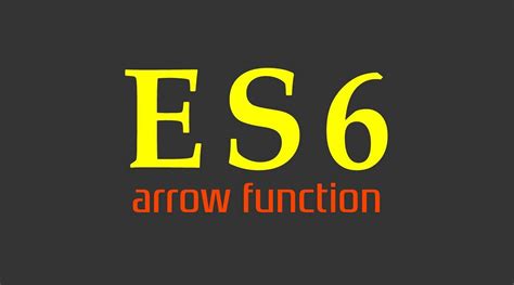 Es6 Arrow Function Arrows Have Been Part Of Javascript By Dilaxn