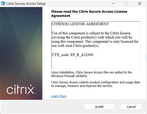 Citrix Secure Access Client Für Windows Citrix Secure Access
