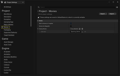 Bink Video For Unreal Engine Unreal Engine 54 Documentation Epic Developer Community