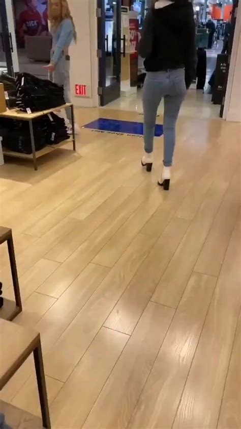Public Jeans Wetting In Front Of Girl