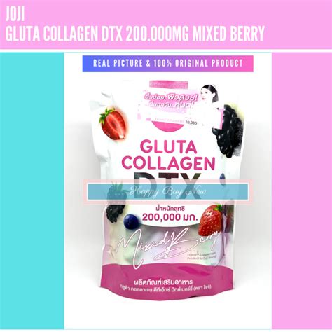 Jual Joji Gluta Collagen Dtx 200000mg Detox Mixed Berry Dietary
