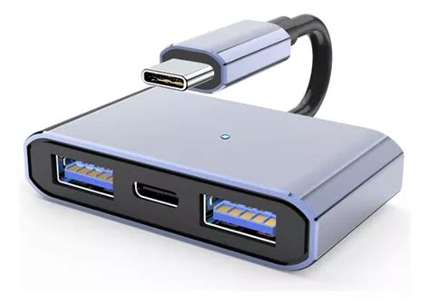 Divisor De Adaptador Otg Pd Fast Charging Usb 30 Tipo C 3 E Frete Grátis