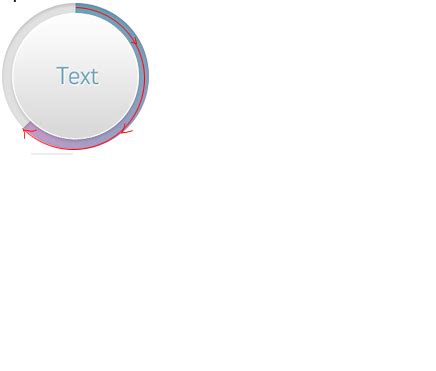 Android Circle Ring Inside Text Show The Progress Stack Overflow