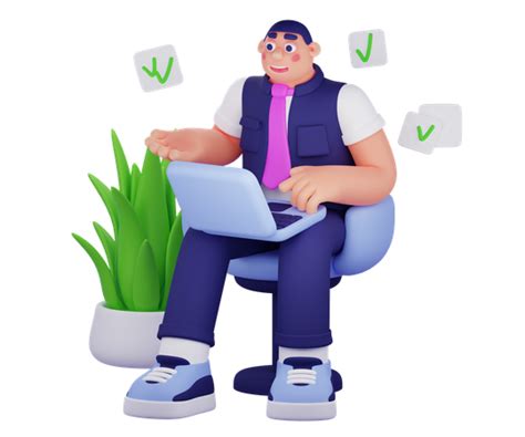 665 3d Assistant Illustrations Free In Png Blend Gltf Iconscout