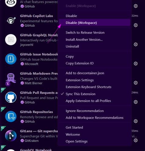 Feature To Disable Gitlens In Specific Workspaces Issue