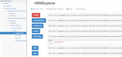 understanding azure resource explorer