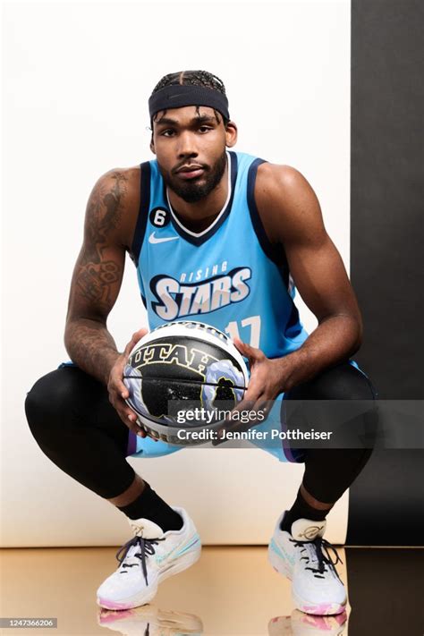 Tari Eason Poses For A Portrait During Jordan Rising Stars Game As