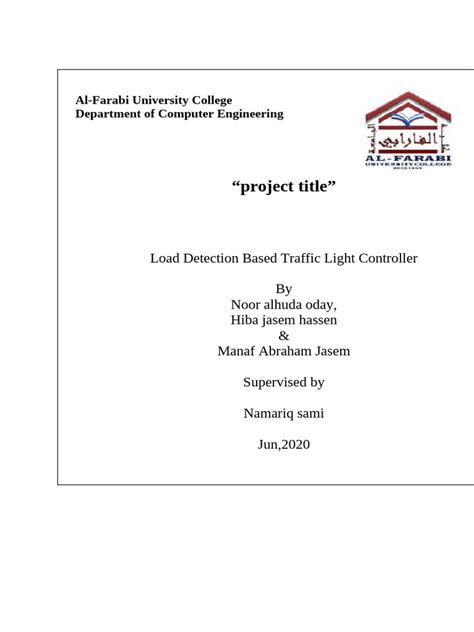 Graduation Project Pdf Arduino Microcontroller
