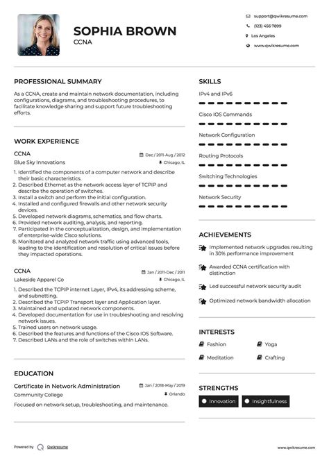 10 Ccna Resume Samples And Templates For 2025