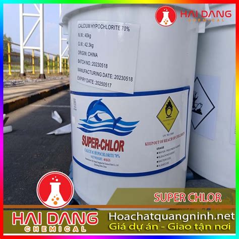 BÁn Chlorine CÁ Heo Super Chlor China Công Ty Hóa Chất Quảng Ninh
