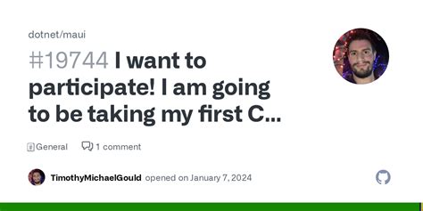 I Want To Participate I Am Going To Be Taking My First C Classes Next