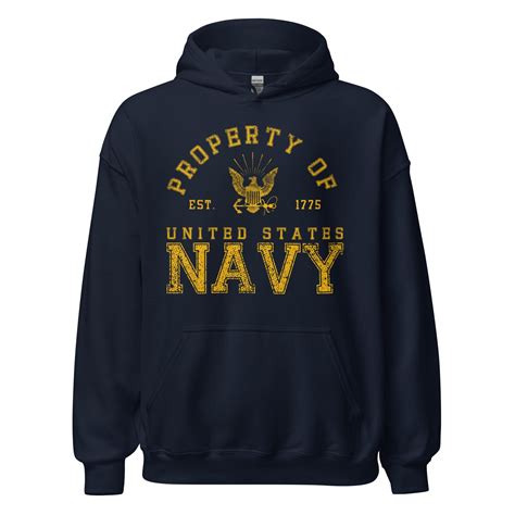 Us Navy Property Of The Navy Unisex Hoodie — 762 Design