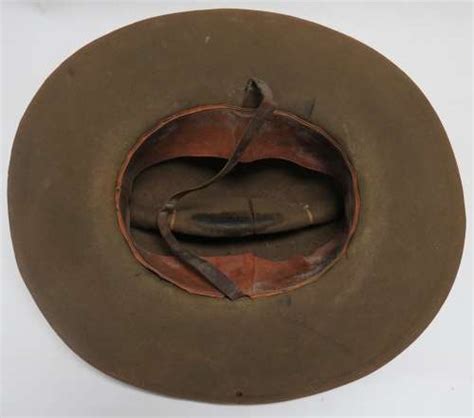 Ww2 Royal Artillery Officers Tropical Bush Slouch Hat