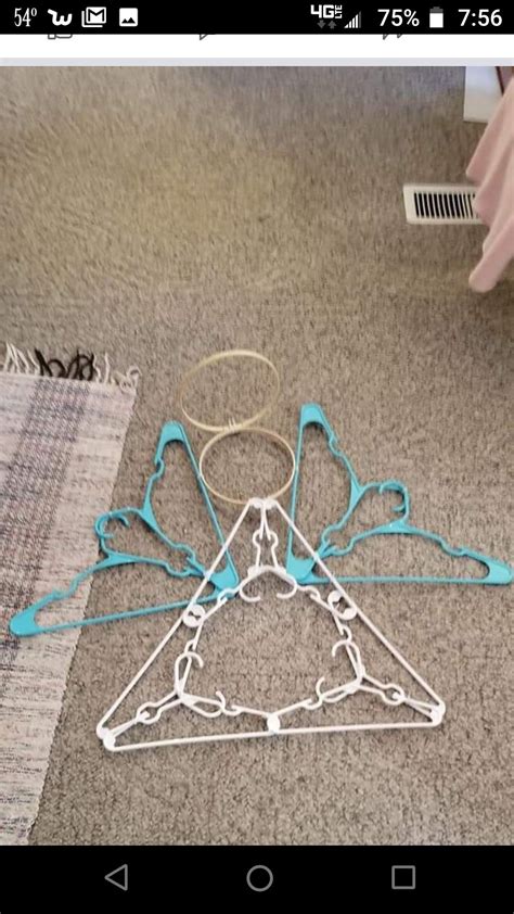 Pin By Janet Mckee On Hanger Crafts Hanger Crafts Hanger Christmas