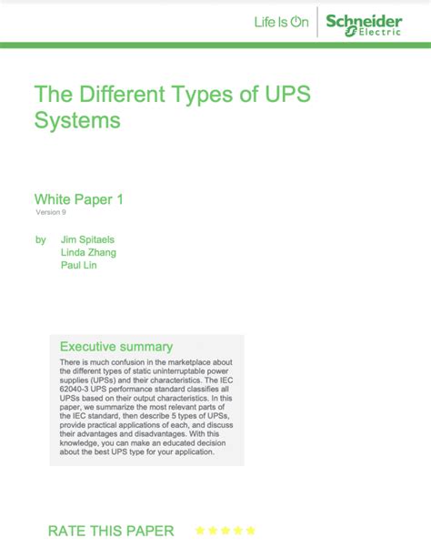 Understanding The Different Types Of Ups Systems Efficiencyit