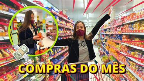 Vlog COMPRA DO MÊS será que gastamos muito YouTube