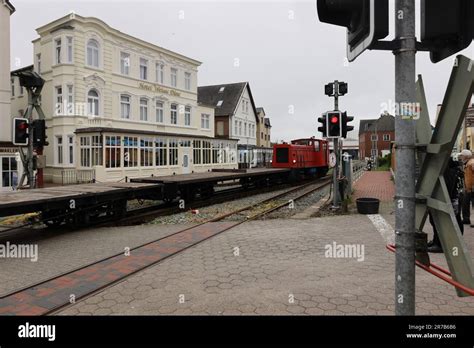 Shunting Operations With The Narrow Gauge Railway In Borkum Station