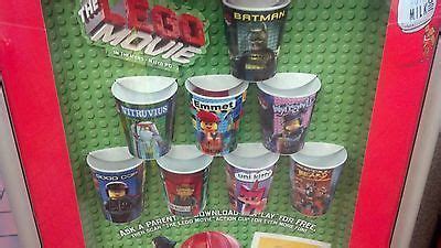 Mcdonalds Happy Meal The Lego Movie 3d Lenticular Cups Full Set Of 8