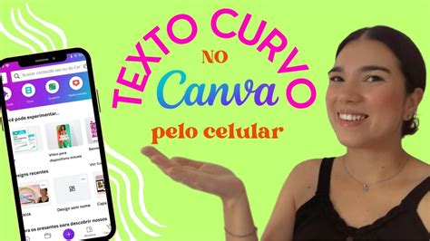 Como fazer Texto Curvado no Canva Texto Circular Tutorial Rápido e