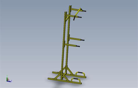 健身器材solidworks 2016模型图纸下载 懒石网