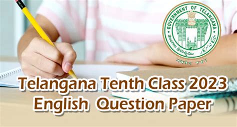 Telangana Tenth Class English April 2023 Question Paper Sakshi