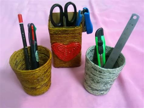 Cara Membuat Bekas Pensil Dari Bahan Terbuang 10 Idea Kraf Batang