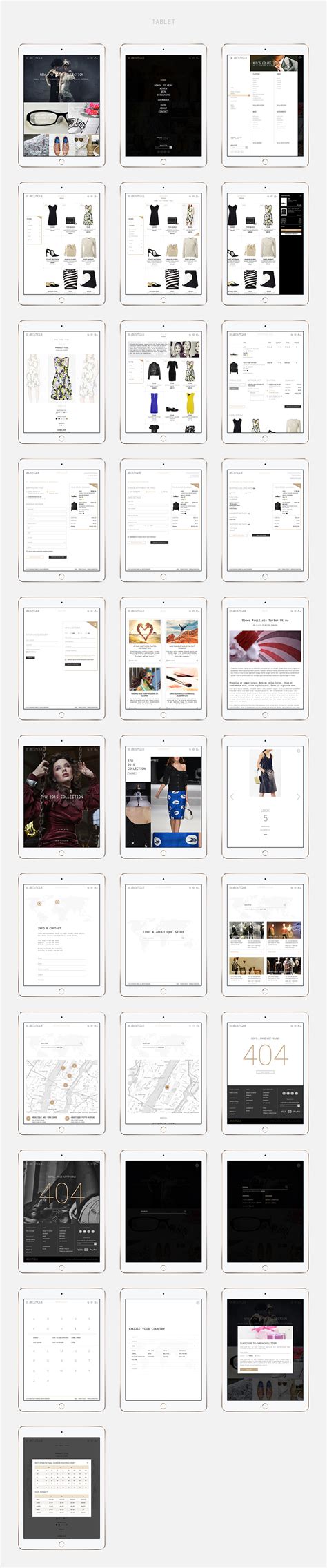 Boutique A Responsive Ecommerce Web UI KIT By Ebstudio ThemeForest