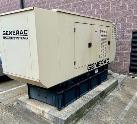 Generac Model 9213270200 Backup Generator 60 Kw John Deere Diesel