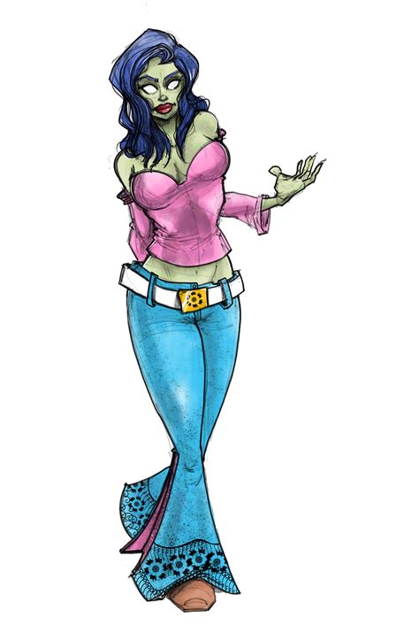 Zombie Hippie 2023 By Thedoodlebags On Deviantart