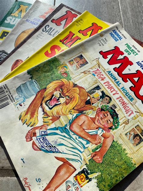 Mad Magazine Collection Summer Special Issue 70s 80s Etsy