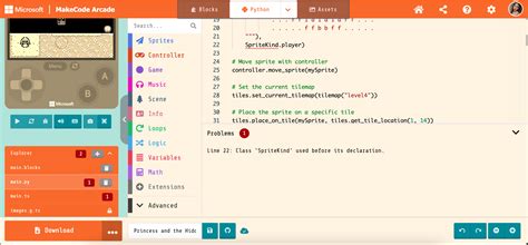 error class spritekind used before its declaration arcade