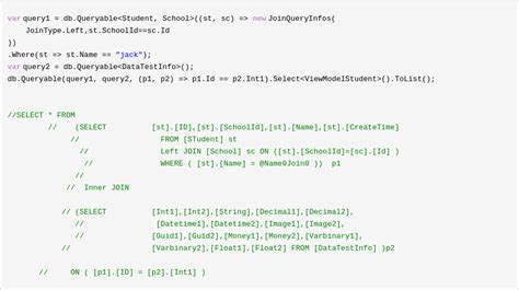 数据查询 联表查询 《sqlsugar 50 文档》 书栈网 · Bookstack