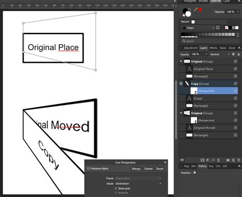 Live Perspective Layer Bug With Duplicated Layers V1 Bugs Found On